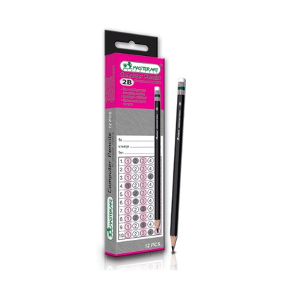 MASTERART Computer Pencils ดินสอดำ 2B มาสเตอร์อาร์ท แพ็คละ 12 แท่ง ...