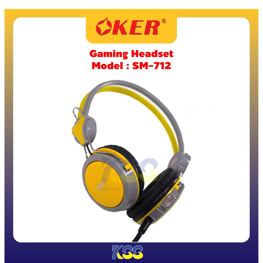 OKER หูฟังคอมพิวเตอร์ SM-712 | Shopee Thailand