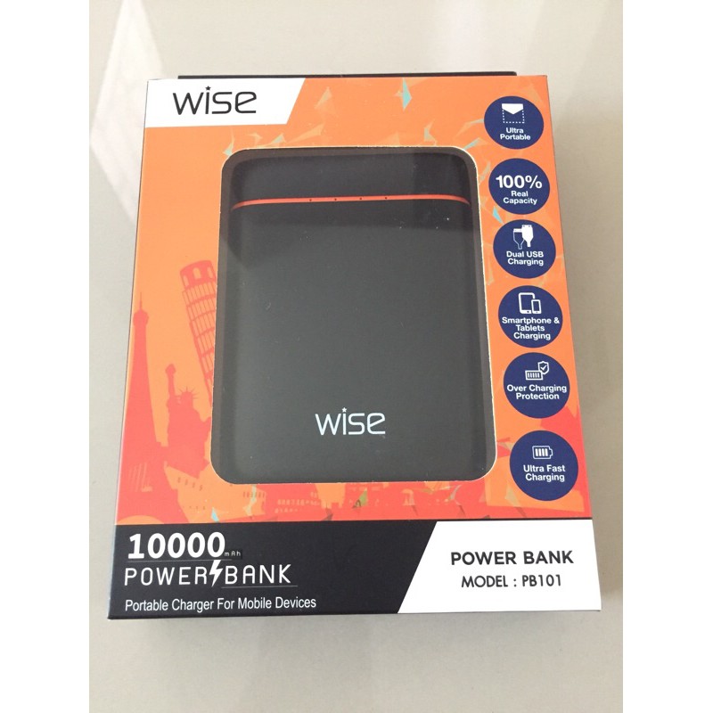 Power Bank Wise 10000mAh รุ่น PB101 ของแท้ | Shopee Thailand