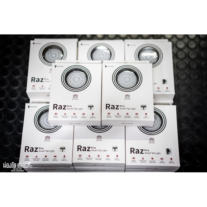 ไฟท้ายจักรยาน Raz Pro ที่เก่งที่สุด เปลี่ยนได้ 10 สี ต่อ App โทรศัพท์ ...