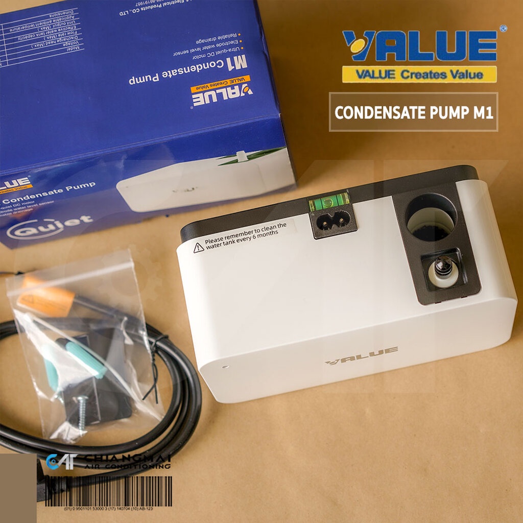ปั้มน้ำทิ้งแอร์ (กาลักน้ำ) VALUE M2 Condensate Pump (สินค้าเป็นรุ่น M2 ...