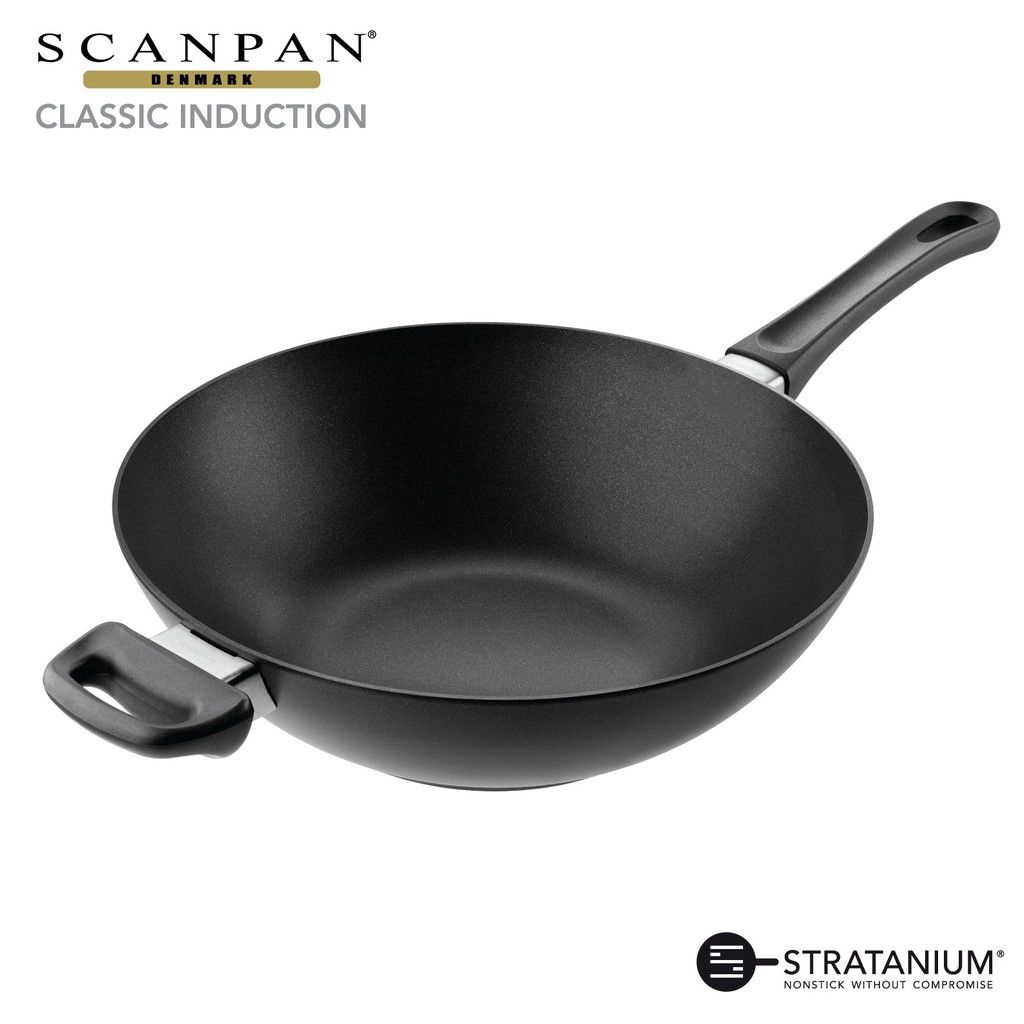 ข้อเสนอพิเศษ SCANPAN Classic Induction 32cm Wok | Shopee Thailand