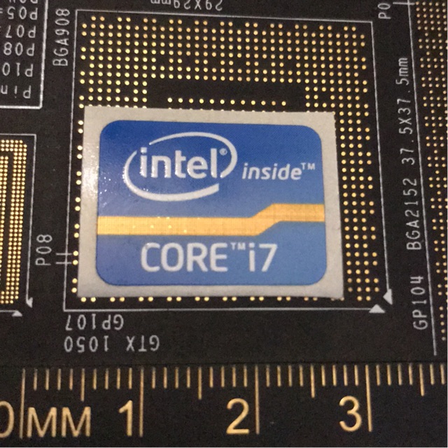 สติ๊กเกอร์โลโก้ intel Core i7 gen 2/3 ดั้งเดิม | Shopee Thailand