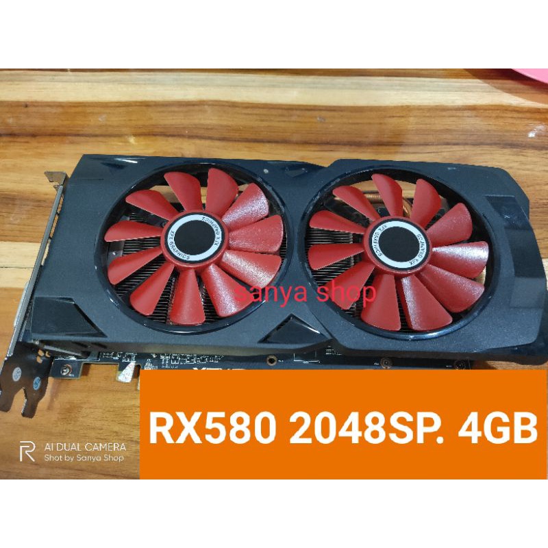 XFX RX 580 2048SP 4GB (รุ่นลดสเปคความแรงเท่า rx570) | Shopee Thailand