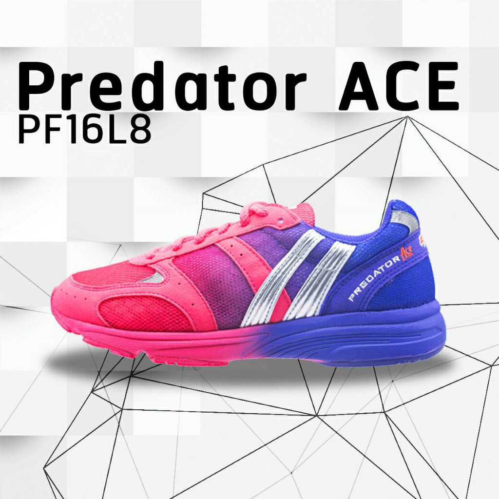 Pan รองเท้าวิ่งมาราธอน รุ่น PREDATOR ACE สีชมพู/ม่วง | Shopee Thailand