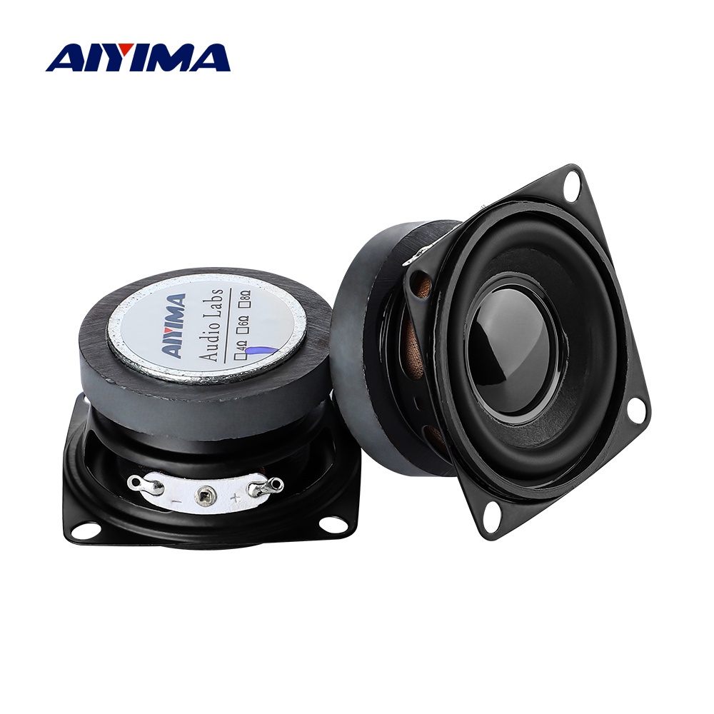 AIYIMA 2Pcs 4-Ohm 5W Subwoofer HIFI 2-Inch Full Range Speaker Mini Woofer Speakers DIY Audio ...