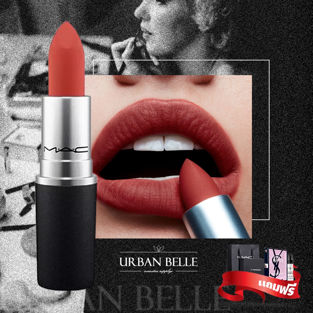 ลิปสติก M.A.C Powder Kiss Lipstick #314 Mull it over #923 #930 ลิปmac ...