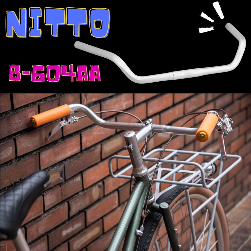 แฮนด์จักรยาน Nitto B-604-AA Made in Japan 25.4 | Shopee Thailand