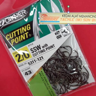 Ssw เหยื่อตกปลา อเนกประสงค์ ไซซ์ 2/0 43 ชิ้น Mata Kail Umpan Hidup ...