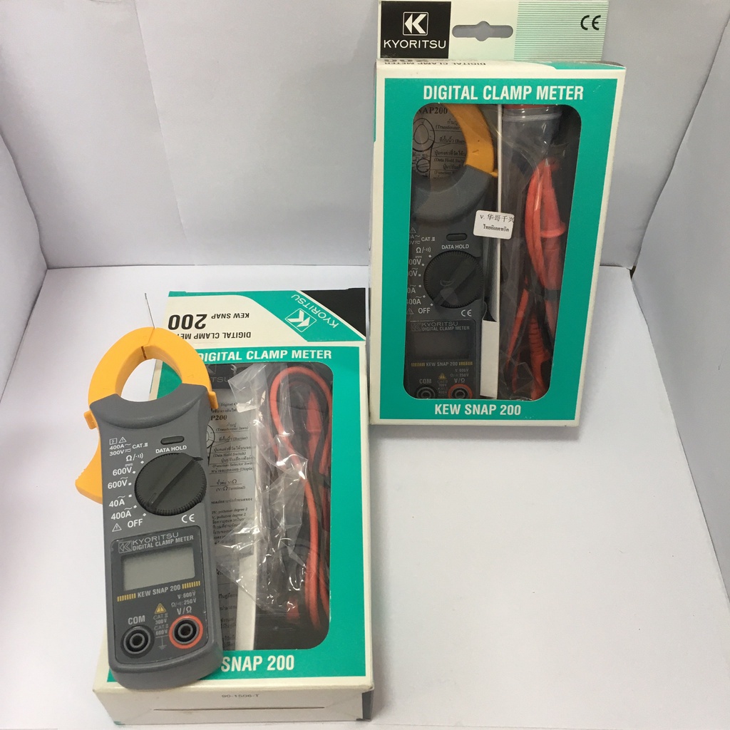 "KYORITSU" คลิปแอมป์ DIGITAL CLAMP METER SNAP 200***สามารถออกใบกำกับ ...