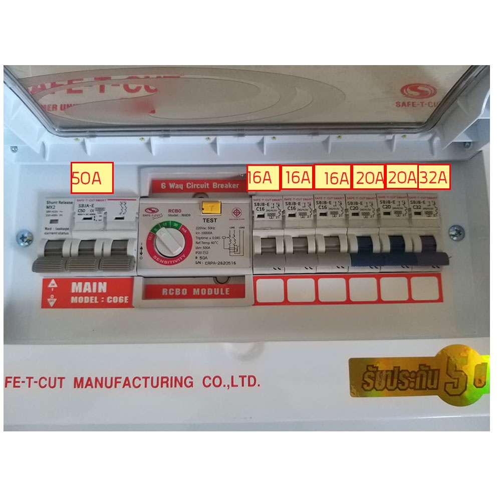 SAFE T CUT safetcut เซฟทีคัทตัดไฟ เซฟทีคัท เซฟตี้คัทตัดไฟ safety cut ...
