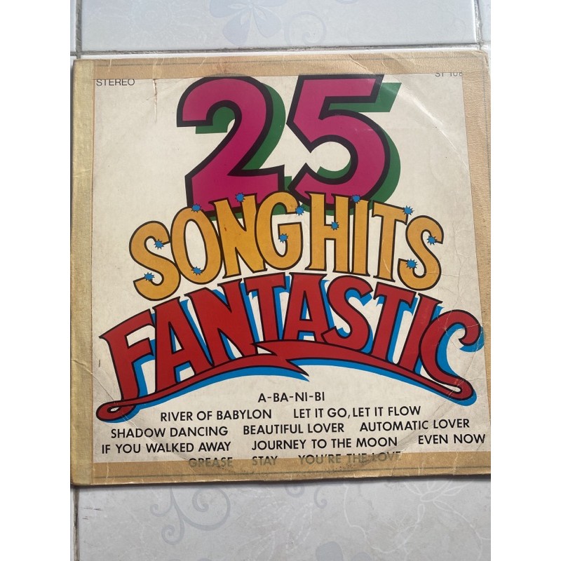 แผ่นเสียงมือ 2 Fantastic Song Hits vol.25 | Shopee Thailand