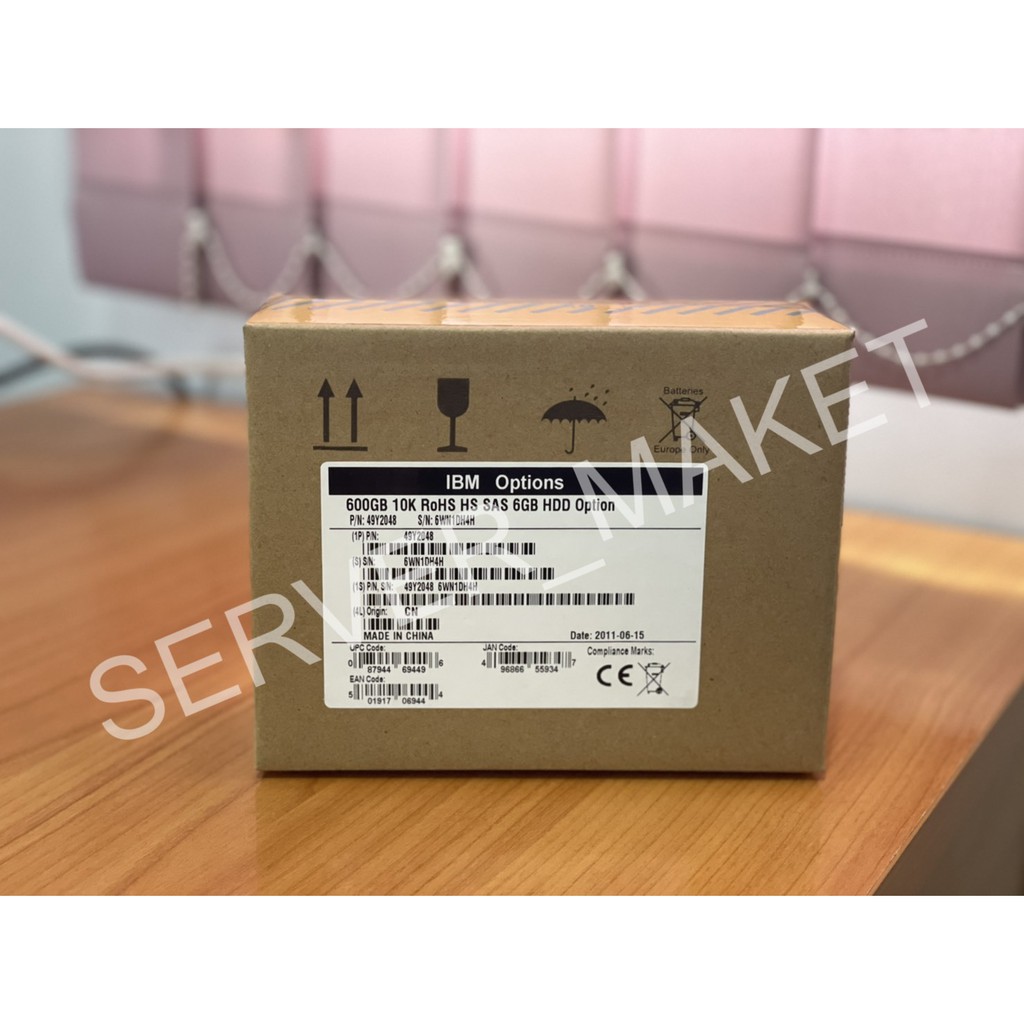 49Y2048 49Y2052 IBM 600GB 10K 6G SAS 2.5IN HDD for IBM DSXXXX ฮาร์ดดิส ...