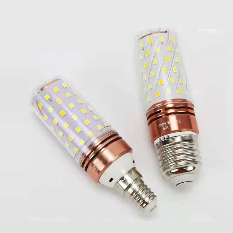 โคมไฟระย้า E14 E27 LED 12W 16W 18W สามสี AC 220V หลอดไฟข้าวโพด | Shopee Thailand