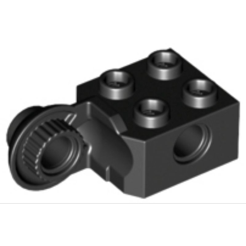 Part Lego 48171 Technic, Brick Modified 2 x 2 with Pin Holes and ...