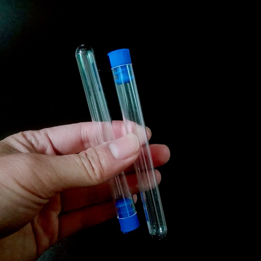 100 piece laboratory Test Tube 13x100 mm8ml Clear Plastic Test Tubes ...