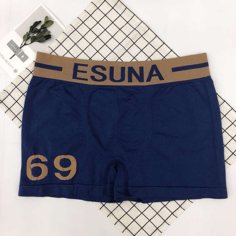 ESUNA กางเกงในบ๊อกเซอร์ชาย ผ้านิ่มสวมใส่สบาย ไม่รัด ไม่อึดอัด ระบาย ...