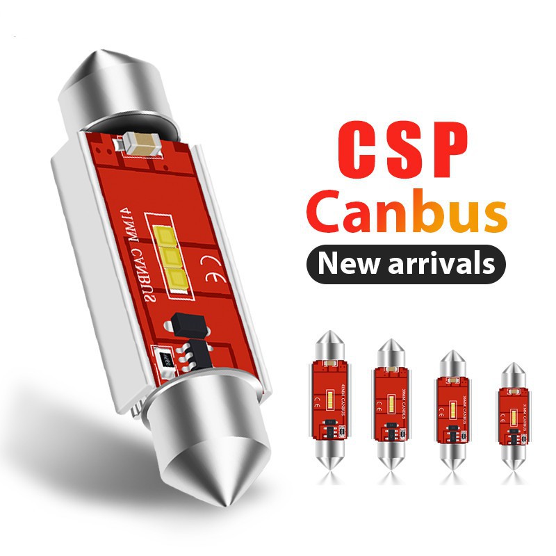 หลอดไฟ Led Canbus C5W C10W Bulbs 31 มม . 36 มม . 39 มม . 41 มม . 1860 Csp 1 Smd สําหรับติดภายใน ...