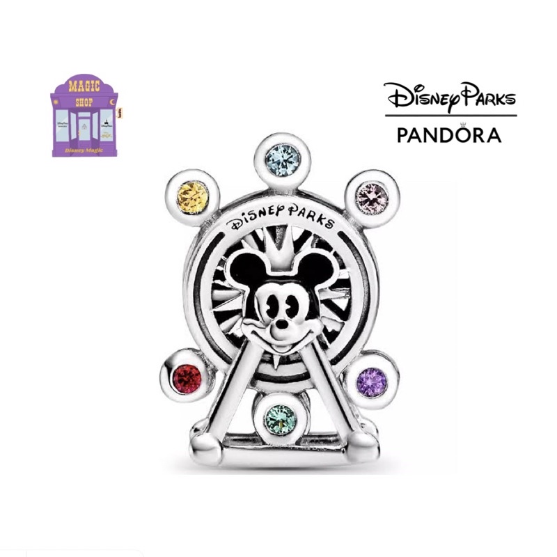 💥พร้อมส่ง💥ใหม่PANDORA Disney Parks ‘Mickey Ferris Wheel’ Charm🎡🌈 ...