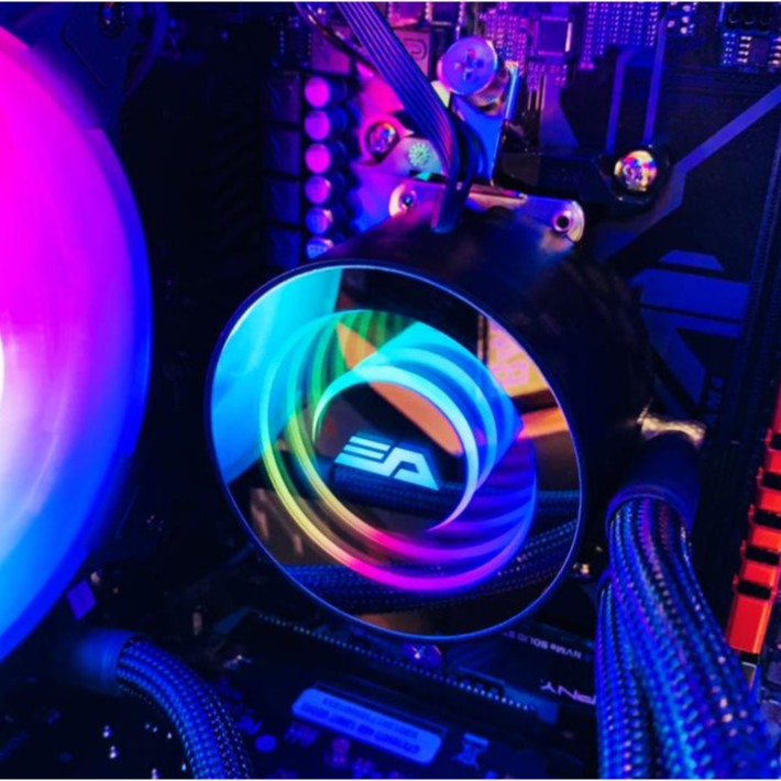 DarkFlash DX120 PC Cooler Water Cooling fans System Liquid computer fan ...