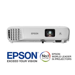 Projector Epson EB-E01 (3,300 Lumens XGA/LCD) การรับประกัน ตัวเครื่อง 2 ...