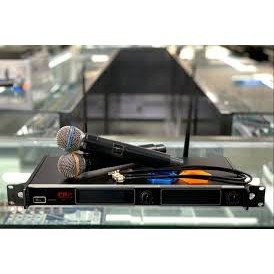 ไมค์ลอย PRO PLUS UM-15 ไมค์ลอยถือแบบคู่ ช่วงคลื่น UHF | Shopee Thailand