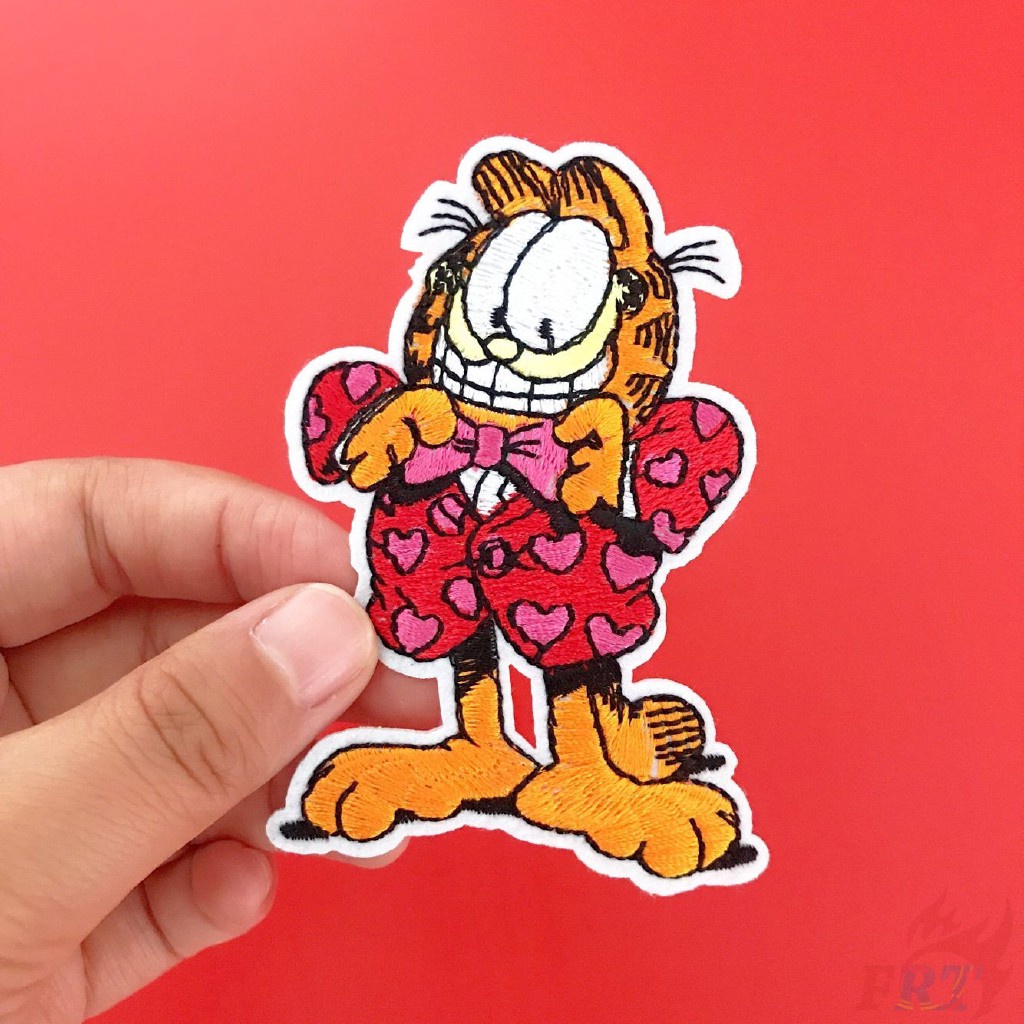 ☸ การ์ตูน: แผ่นแปะการ์ฟิลด์ ☸ แผ่นแพทช์รีดติดเสื้อ ลายการ์ตูนแมว Diy ...