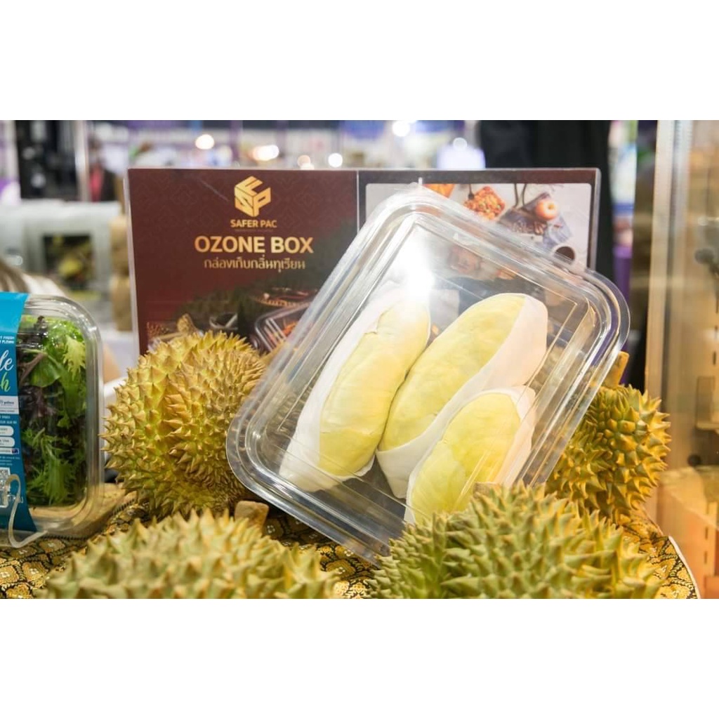 กล่องเก็บกลิ่นทุเรียน ozone box รุ่น L ขนาด 1,000 กรัม (100ชุด) | Shopee Thailand