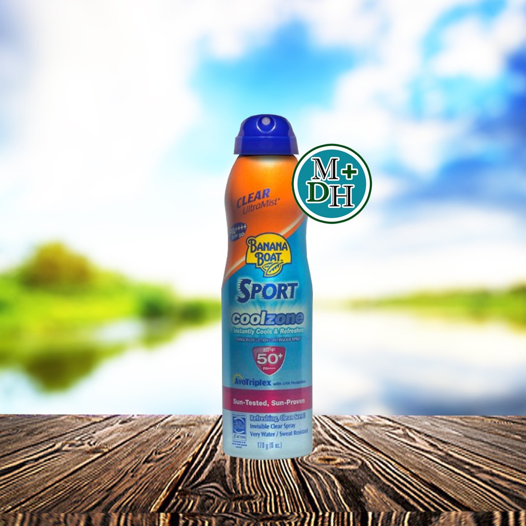 Banana Boat Sport Coolzone Sunscreen Spray SPF50+/PA+++ สเปรย์ กันแดด สูตรเย็น ขนาด 170 ml 09500 ...