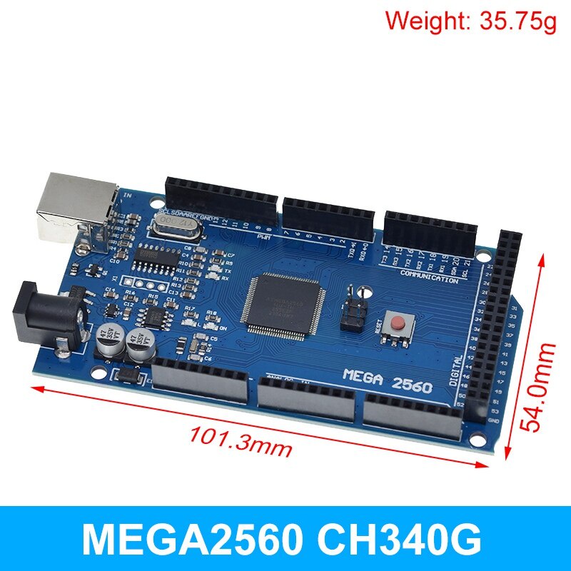 ชิป Mega2560 ATMEGA16U2 Pro Mini Mega 2560 Mega+WiFi R3 ATmega2560 CH340G สําหรับ Arduino UNO R3 ...