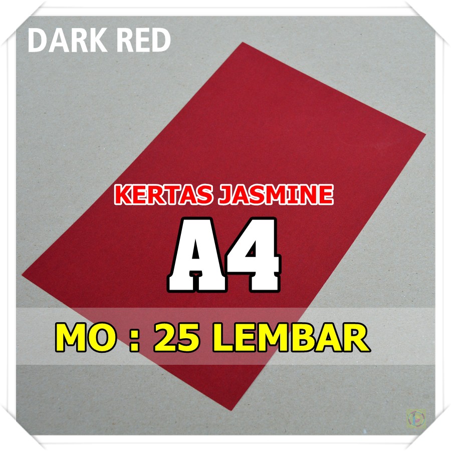 Merah [ขายส่ง] กระดาษกระดาษแข็งจัสมิน/ดอกไม้กระดาษ A4 DARK RED DARK RED ...