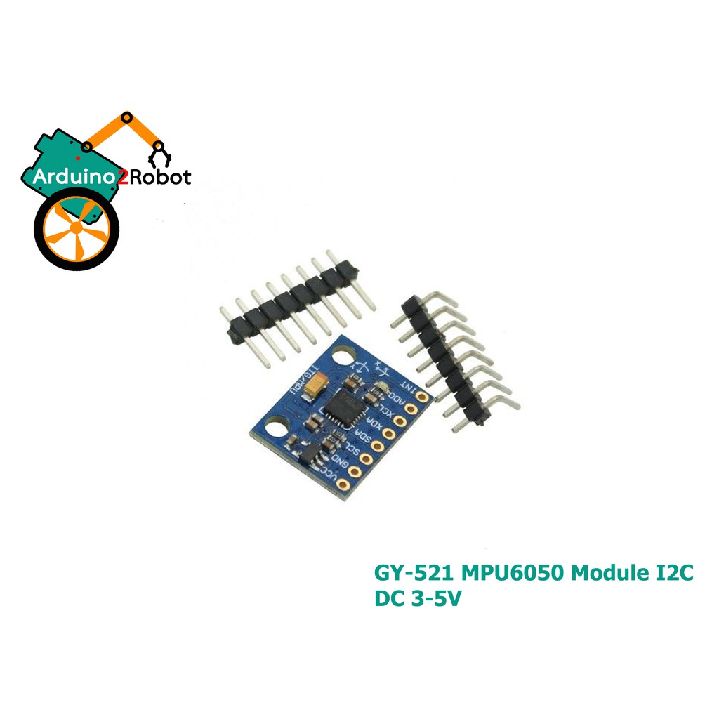 GY-521 MPU6050 Module I2C 3 Axis Analog Gyroscope Sensor + 3 Axis ...