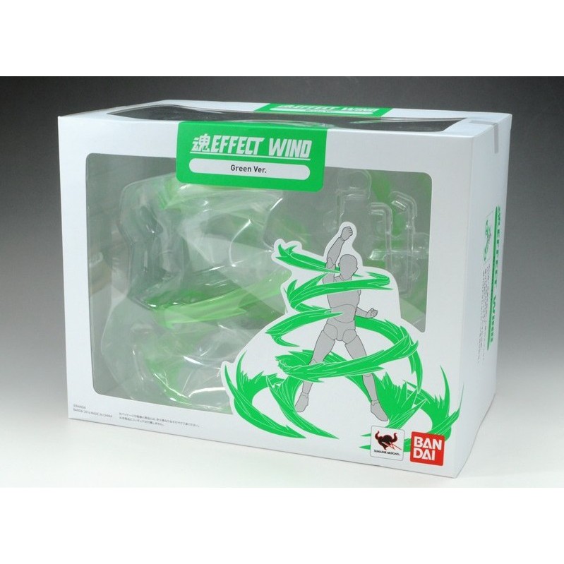 Bandai Tamashii Nations Soul Effect Wind Green Ver.(Display) เอ็ฟเฟ็คลมสีเขียว สินค้าจาก BANDAI ...