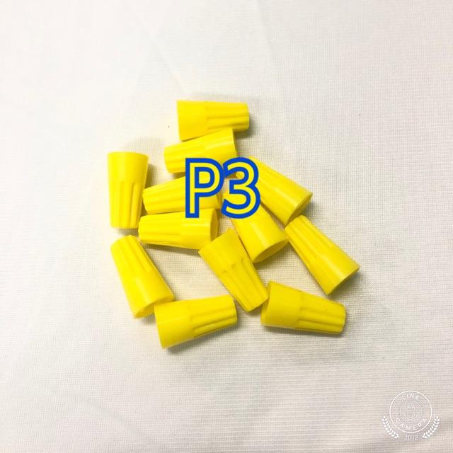 100ชิ้น/ห่อ วายนัท wire nut เบอร์p2,p3,p4วายนัทเป็นอุปกรณ์จับสายไฟฟ้า ...