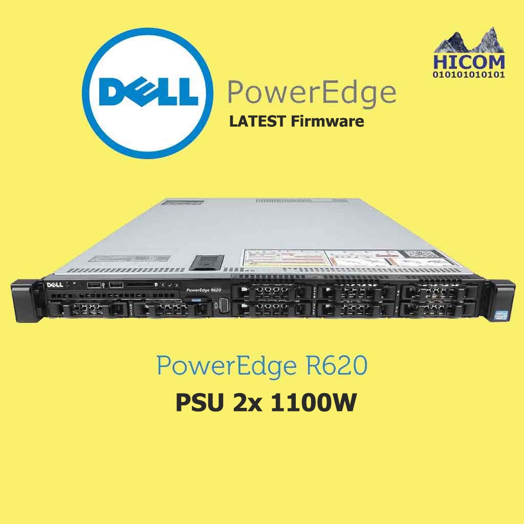 Dell R620 Server 2xE5-2637v2 3.5GHz RAM 128GB ECO RDIMM SSD 800GB RAID ...