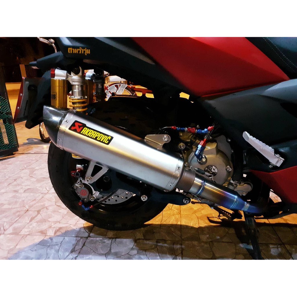 คอท่อไทเทเนียม xmax 300 สำหรับ ท่อแท้ Akrapovic มีของพร้อมส่ง | Shopee ...