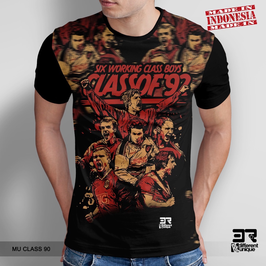 เสื้อยืดผู้ชาย PRINT DISTRO 3R LEGEND FOOTBALL MANCHESTER UNITED CLASS ...