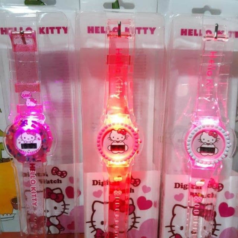 Pak นาฬิกาคิตตี้ ลิขสิทธิ์แท้HELLO KITTY DIGITAL WATCH | Shopee Thailand