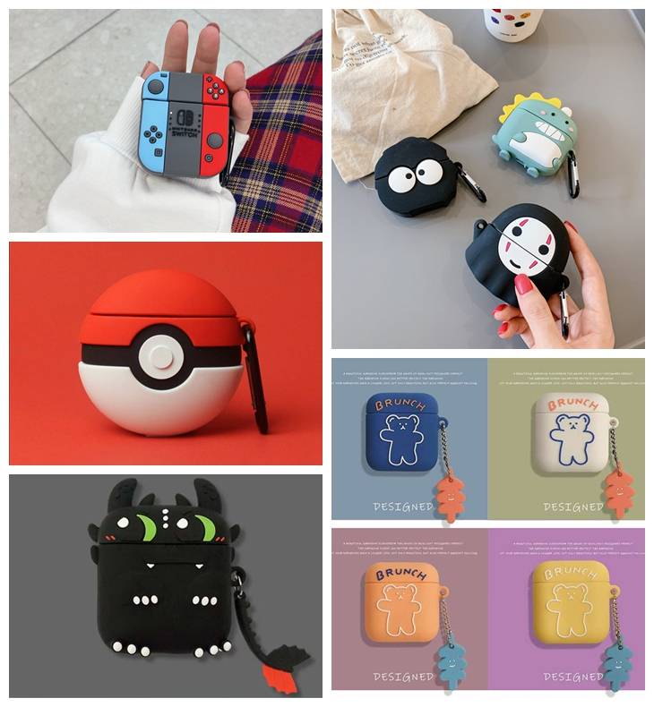 เคส Qcy T8 T8s M18 ซิลิโคน ลายการ์ตูน ป้องกันหูฟังไร้ สายสําหรับ | Shopee Thailand