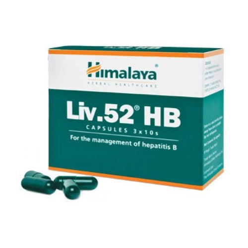 Himalaya Liv 52 Hb สำหรับการจัดการไวรัสตับอักเสบบี (3N x 10 Tablets ...