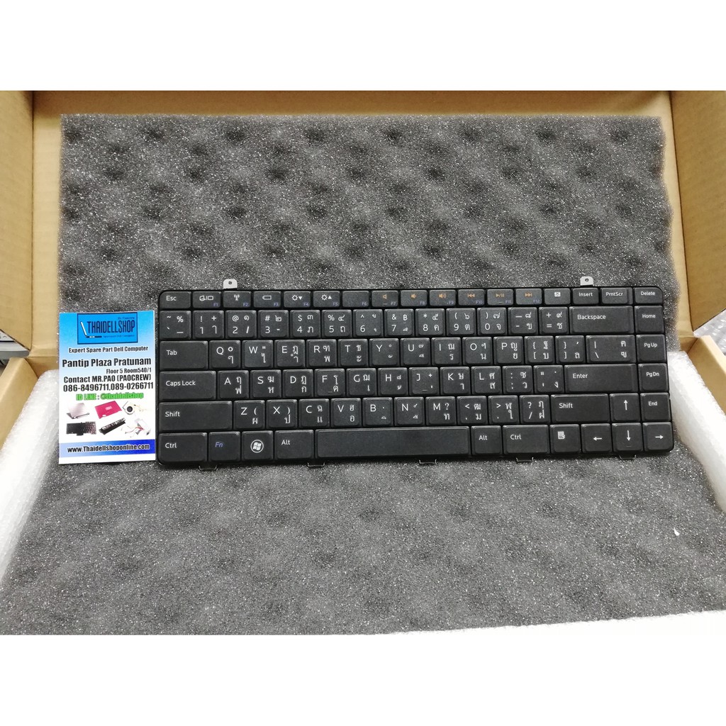 Keyboard Dell Inspiron 1464 Thai/Eng (Part:X5PHC) ของแท้จาก Dell ...