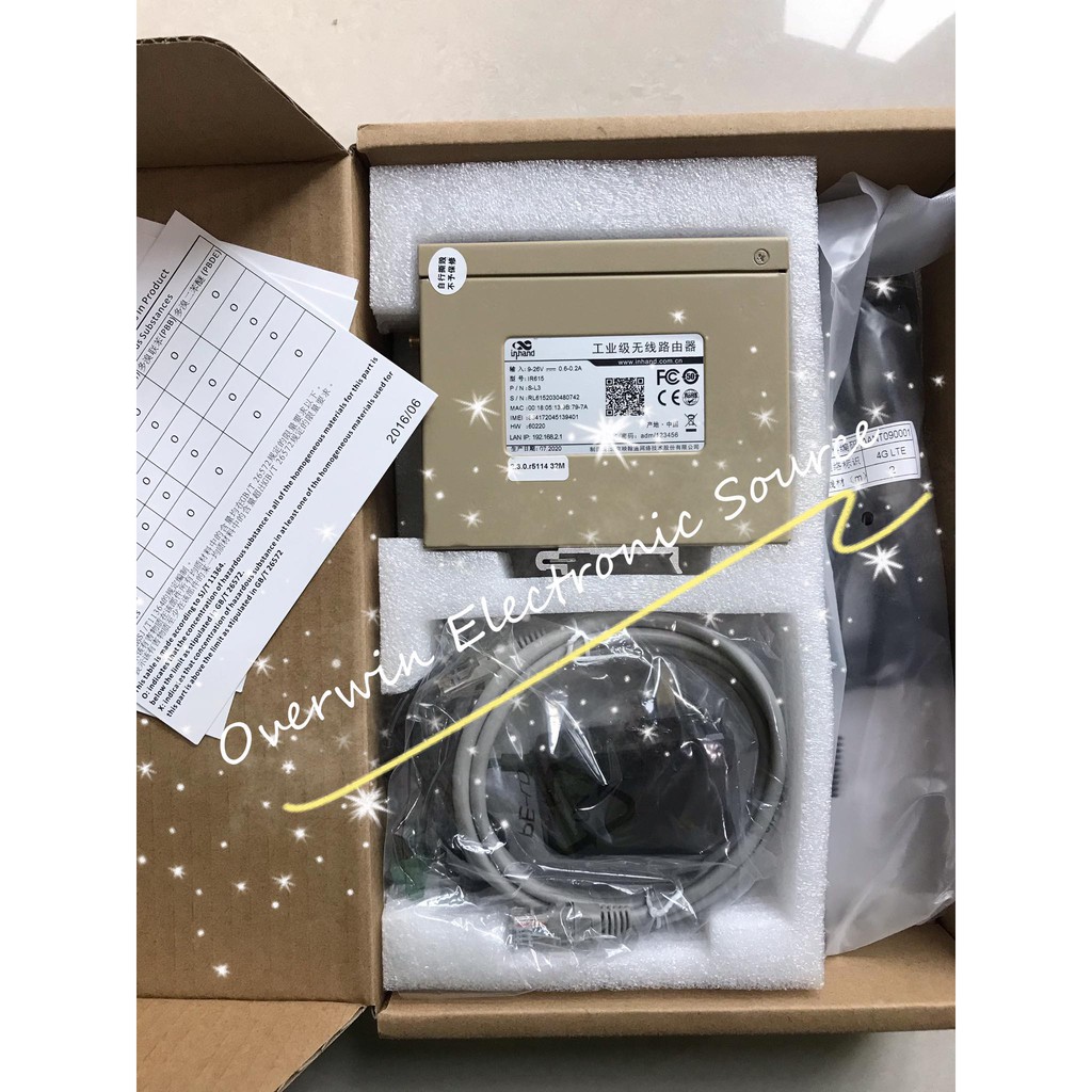IR615-S-L3-WLAN: 4G INDUSTRIAL ROUTER: 5 พอร์ต ETHERNET และ WLAN ...