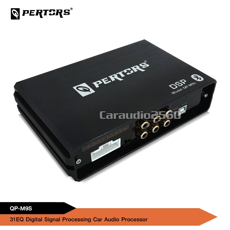 caraudio2560 DSP31EQ Amplifier Digital Sound Processor พร้อมเพาวเวอร์ในตัว RMS45W*4 แถมชุดสายต่อ ...