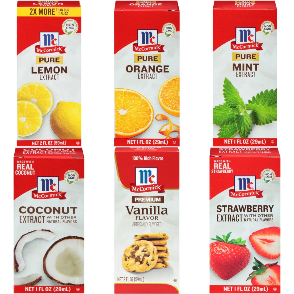 McCormick Extract กลิ่นผสมอาหาร ตราแม็คคอร์มิค | Shopee Thailand