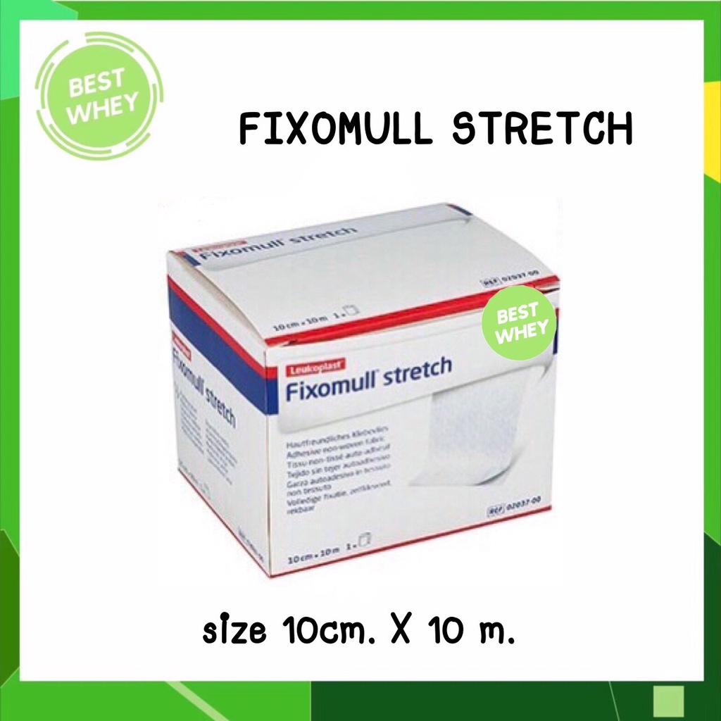 Fixomull Stretch ขนาด 10 cm. X 10 m. ฟิกซ์โซมูล แผ่นปิดแผลอเนกประสงค์ ...