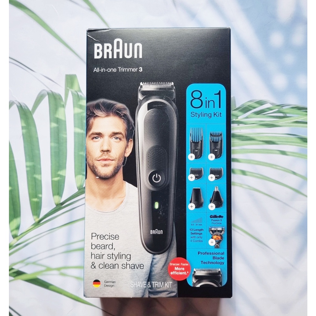 (Braun®) All-in-One trimmer 3 Shave & Trim Kit 8-in-1 Model MGK3260 ...