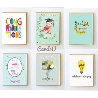 การ์ดอวยพรแสดงความยินดี ราคาพิเศษ | ซื้อออนไลน์ที่ Shopee ส่งฟรี*ทั่วไทย!