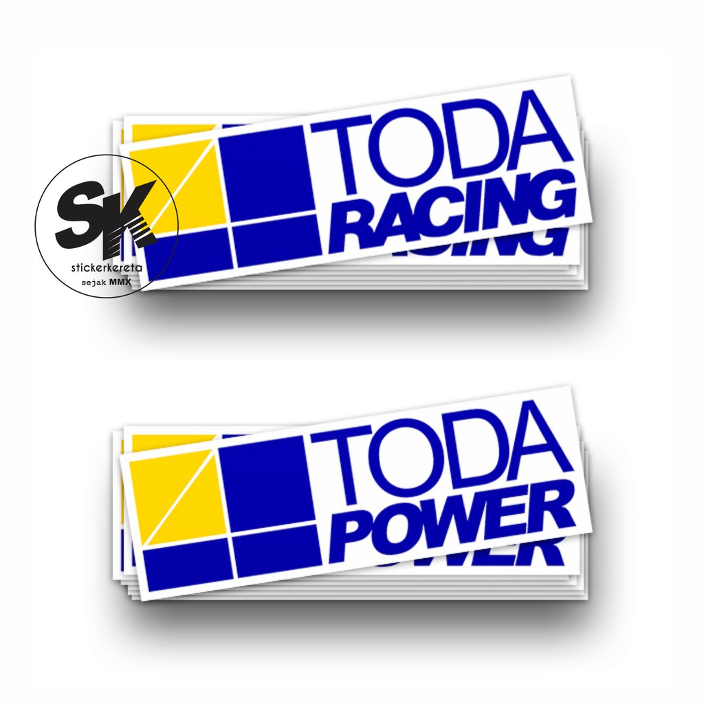 สติกเกอร์ Kereta TODA POWER & TODA RACING | Shopee Thailand
