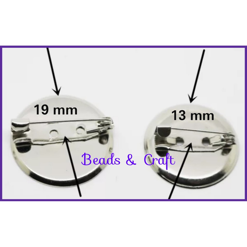 เข็มกลัด Pin Bulat ทรงกลม เพื่อความปลอดภัย 100 ชิ้น | Shopee Thailand