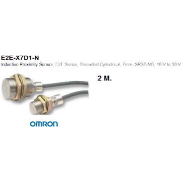 Proximity Sensor ยี่ห้อ Omron รุ่น E2E-X7D1-N 2M | Shopee Thailand